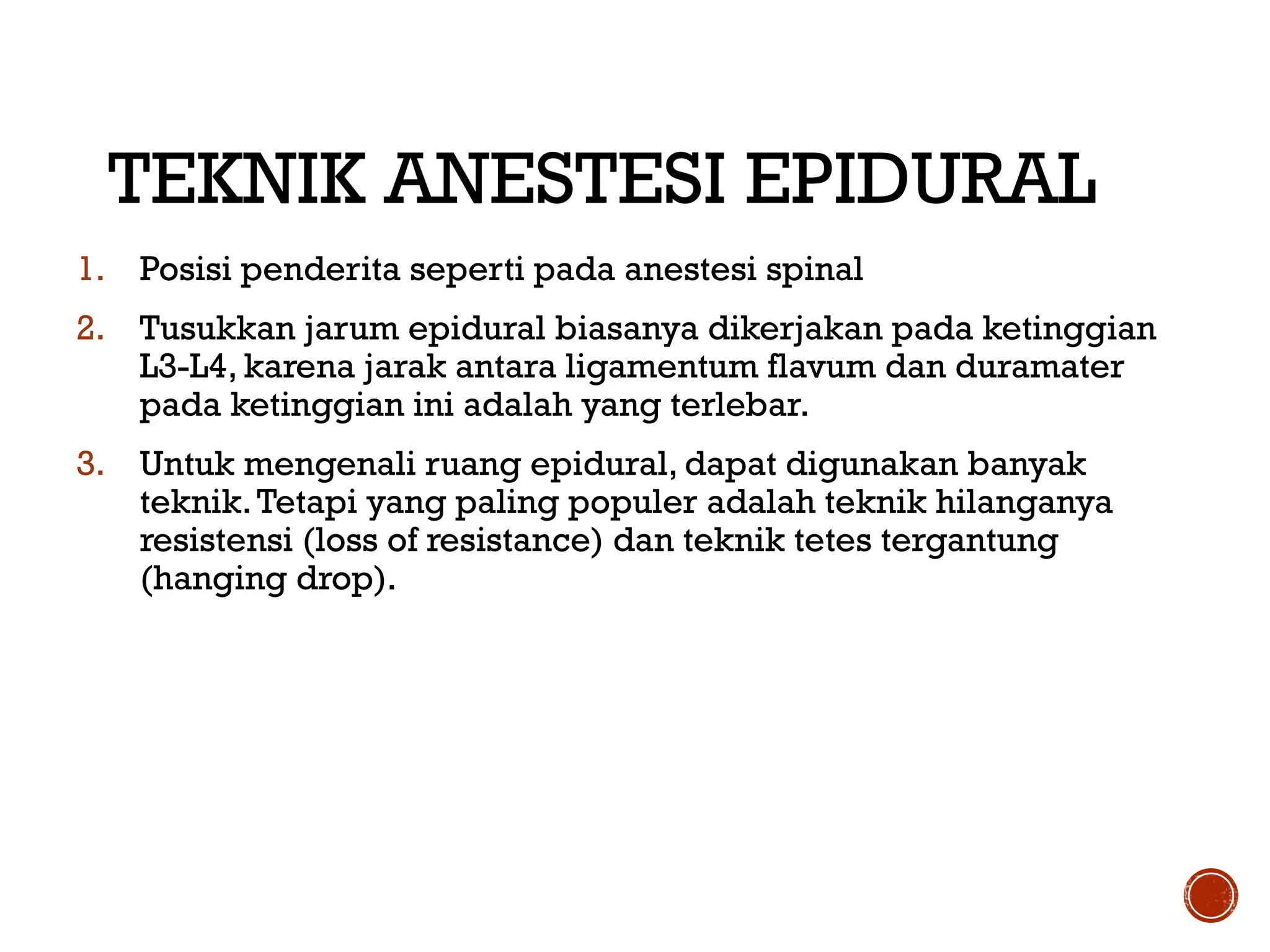 Teknik Anestesi Regional pada manusia.pptx