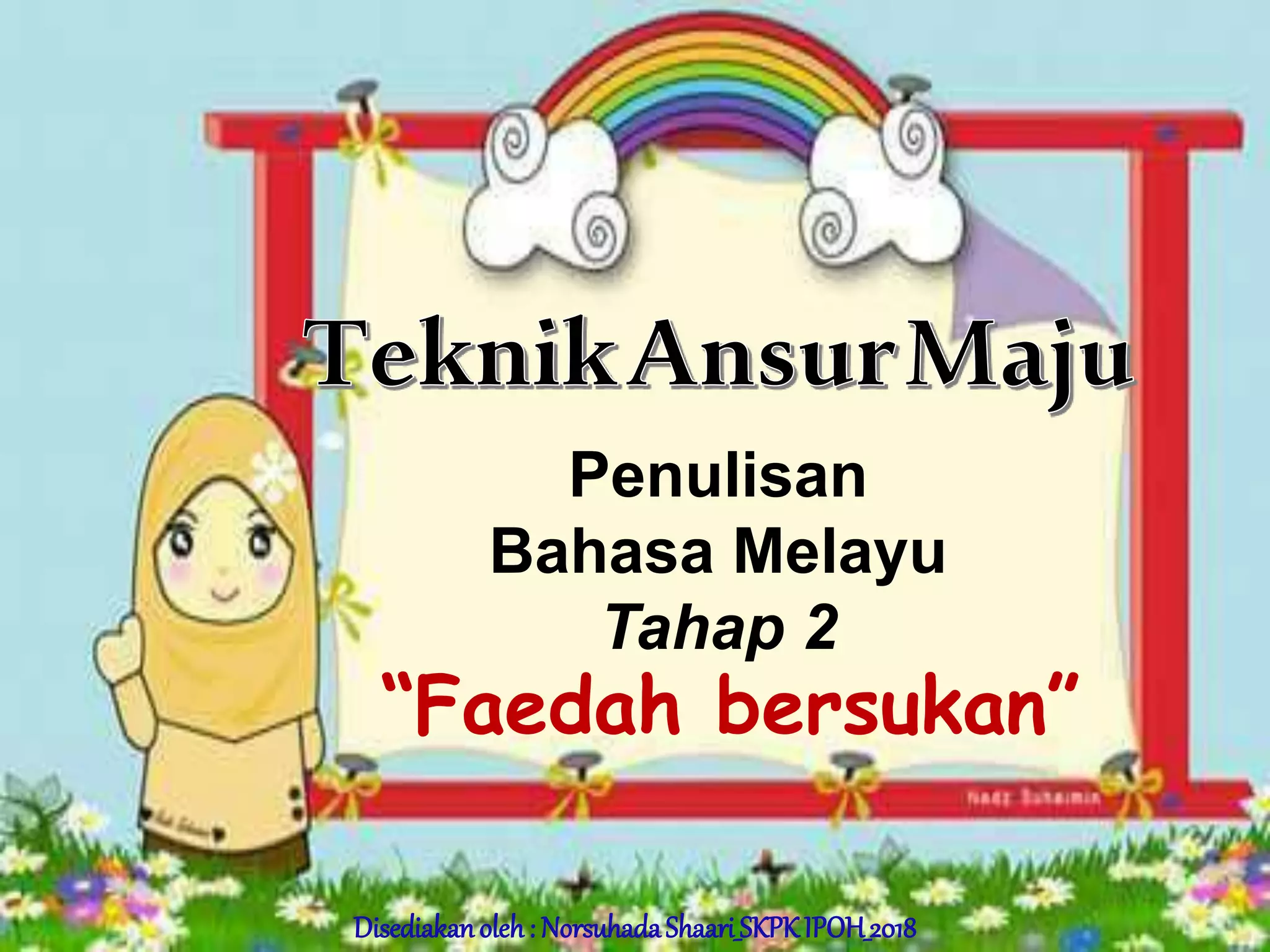 Teknik ansur maju faedah bersukan | PPT