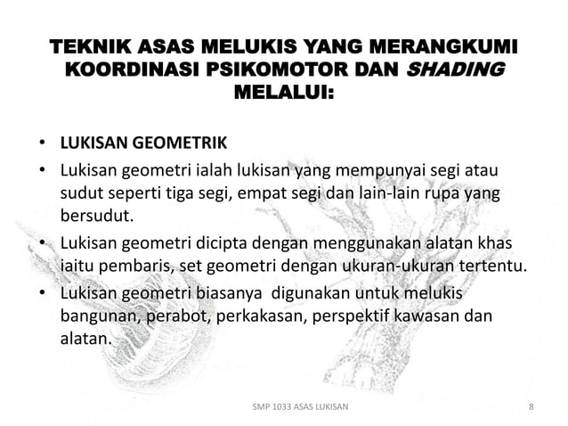 Teknik asas melukis | PPTX
