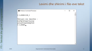 Teknikat dhe Gjuhët e Programimit_l10.pptx