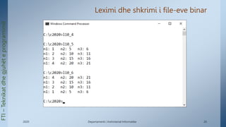 Teknikat dhe Gjuhët e Programimit_l10.pptx