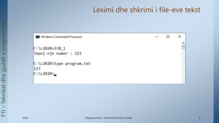 Teknikat dhe Gjuhët e Programimit_l10.pptx