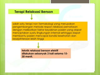 TEKNIK BENSON MENGURANGI NYERI PADA PASIEN | PPT
