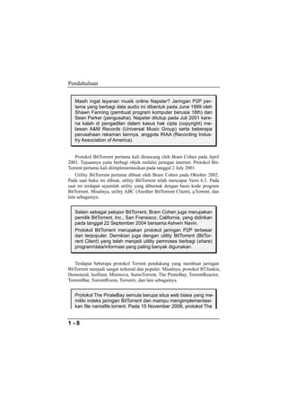 Teknik berbagi objek lewat jaringan p2p | PDF