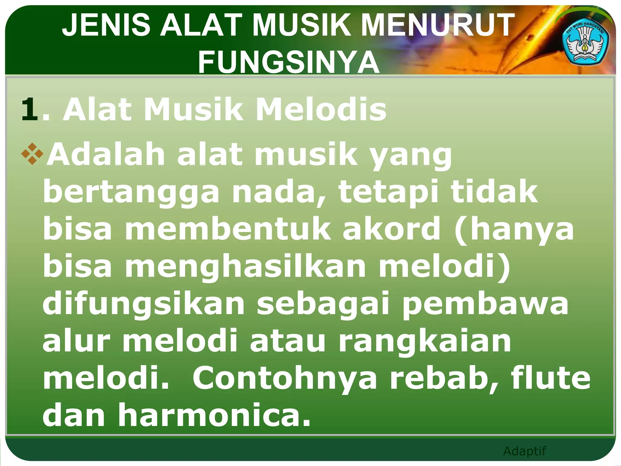 Teknik bermain musik tradisonal | PPTX