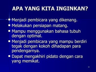 Teknik Berpidato | PPT