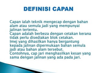 Teknik capan | PPTX