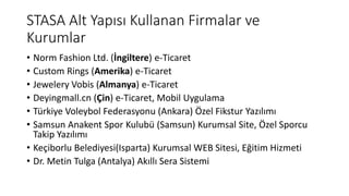 Türk CMS Sistemi STASA V5 | PPTX