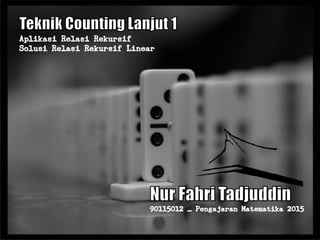 Teknik Counting Lanjut 1 | PDF