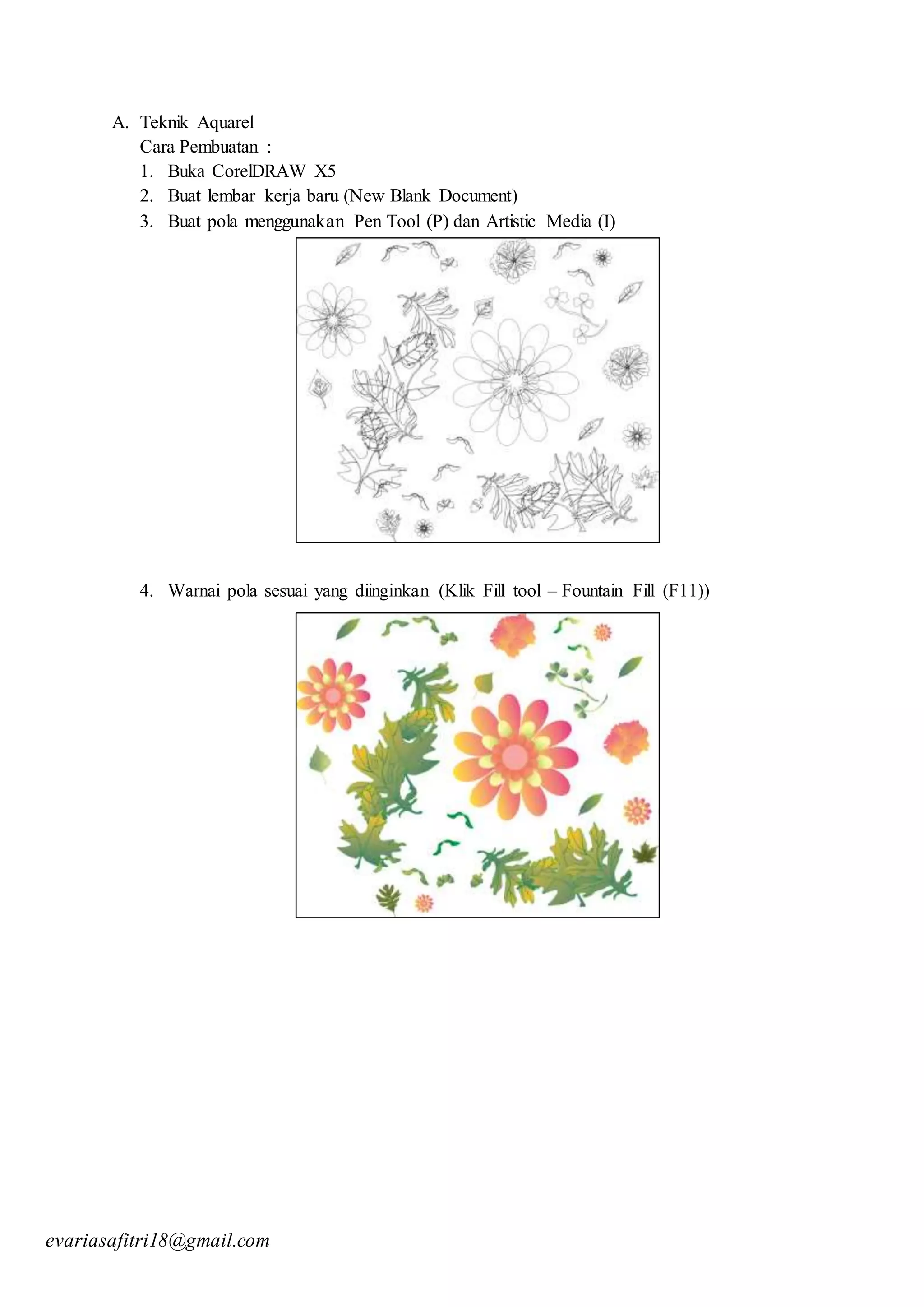 Teknik dasar gambar bentuk | DOCX