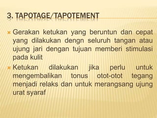 Teknik Dasar Massage | PPTX