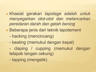 Teknik Dasar Massage | PPTX