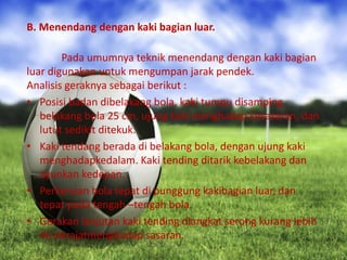 Teknik Dasar Sepak Bola | PPTX