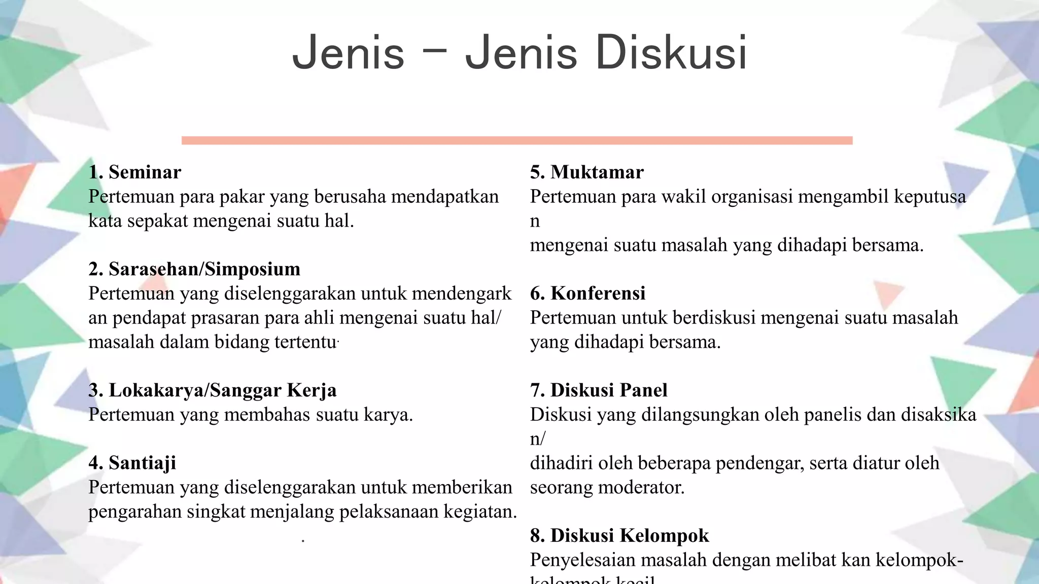 Teknik debat dan diskusi kelompok | PPTX