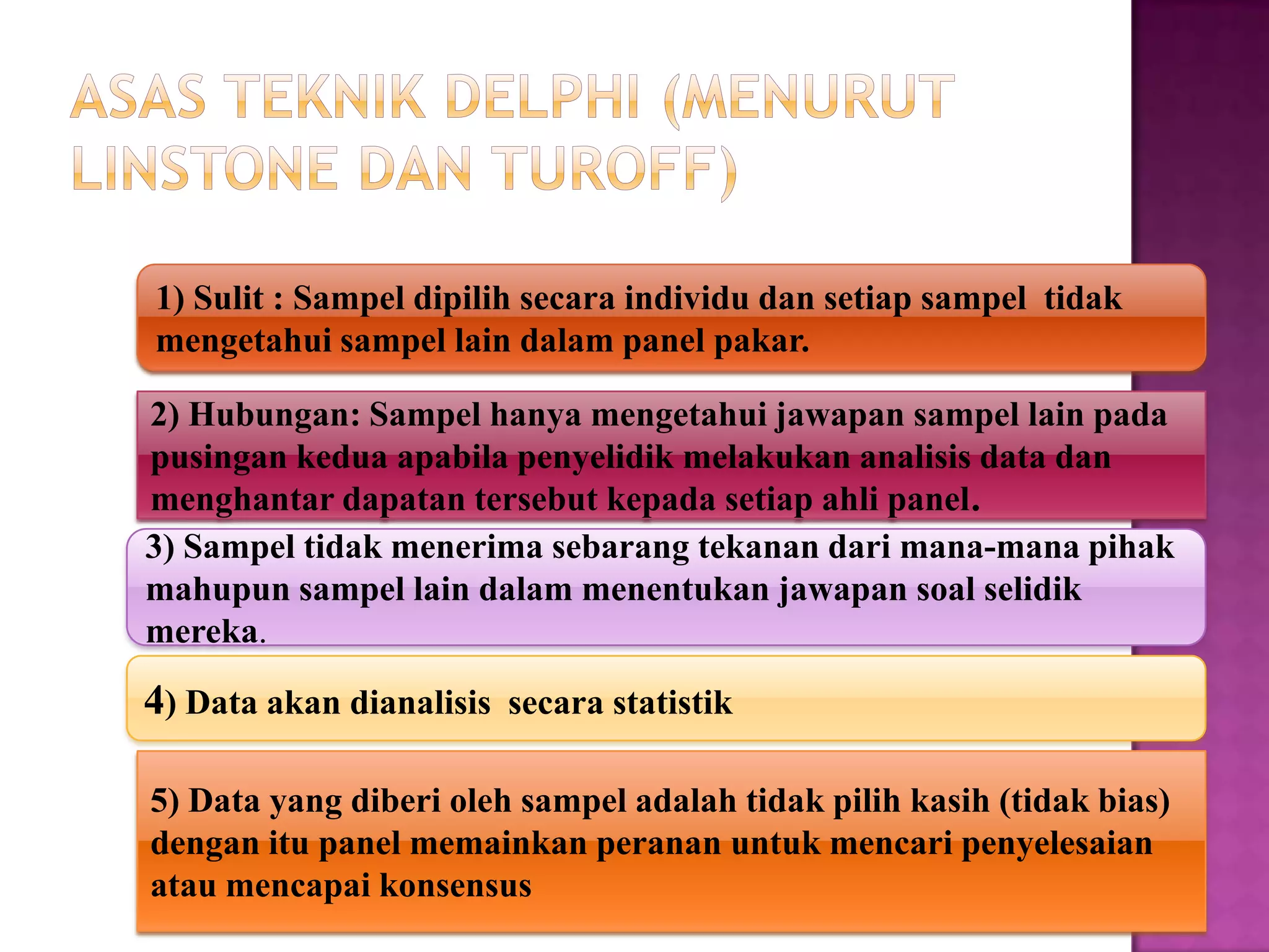 Teknik delphi | PPTX
