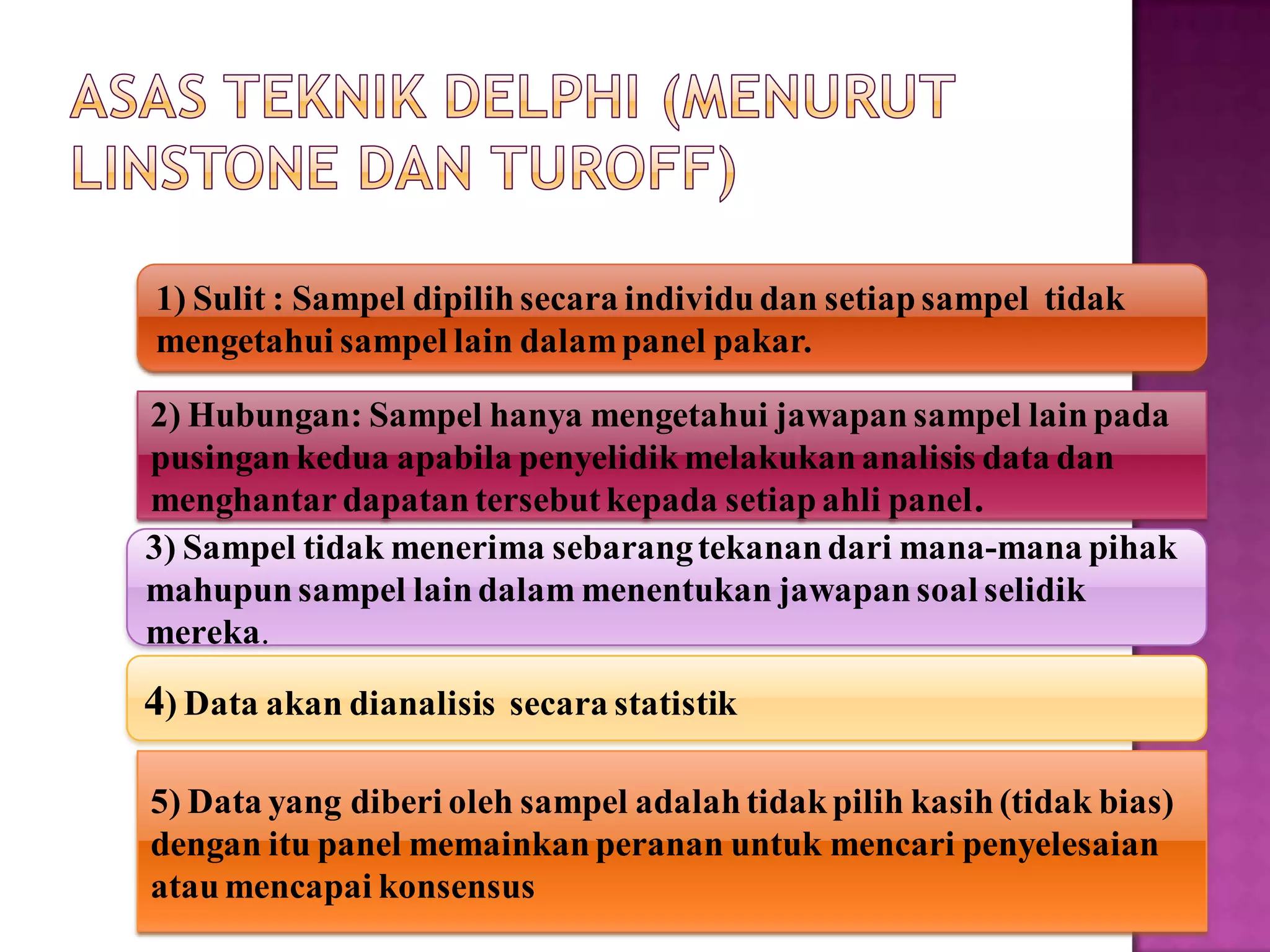 Teknik delphi | PPTX