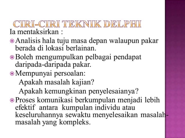 Teknik delphi | PPTX