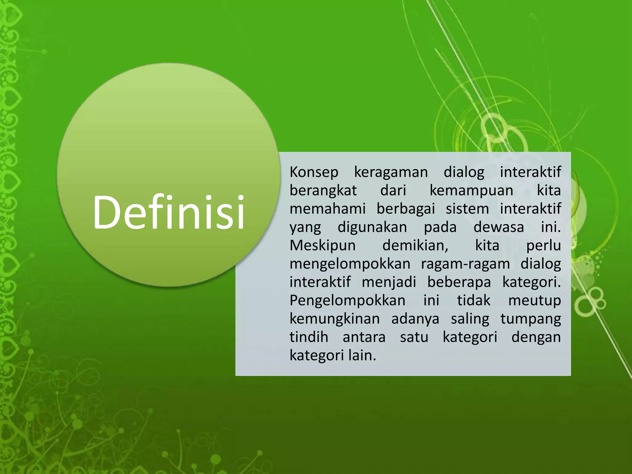Teknik dialog pada komputer | PPTX