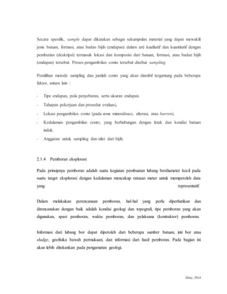 Teknik eksplorasi_chapter 1_eksplorasi langsung | DOCX