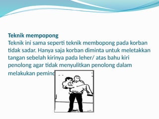 Teknik Evakuasi Pada Pertolongan Pertama Gawat Darurat.pptx