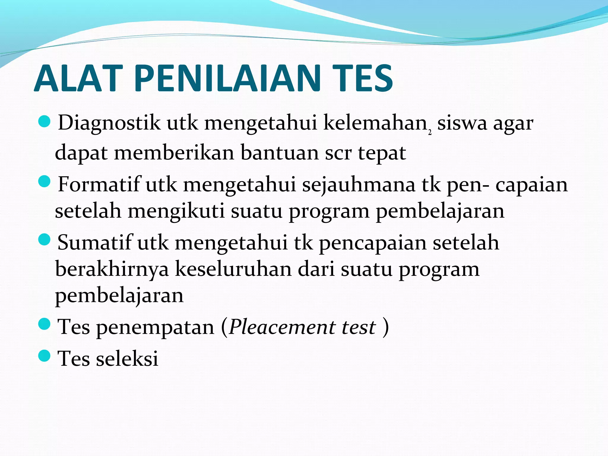 Teknik ev tes | PPT