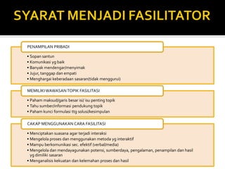 Teknik fasilitasi | PDF