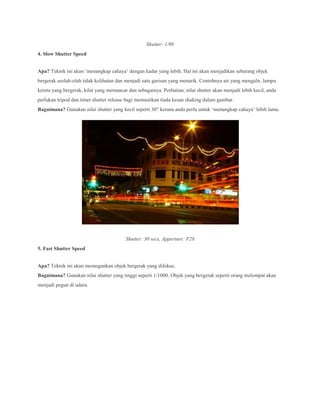 Teknik fotografi | DOCX