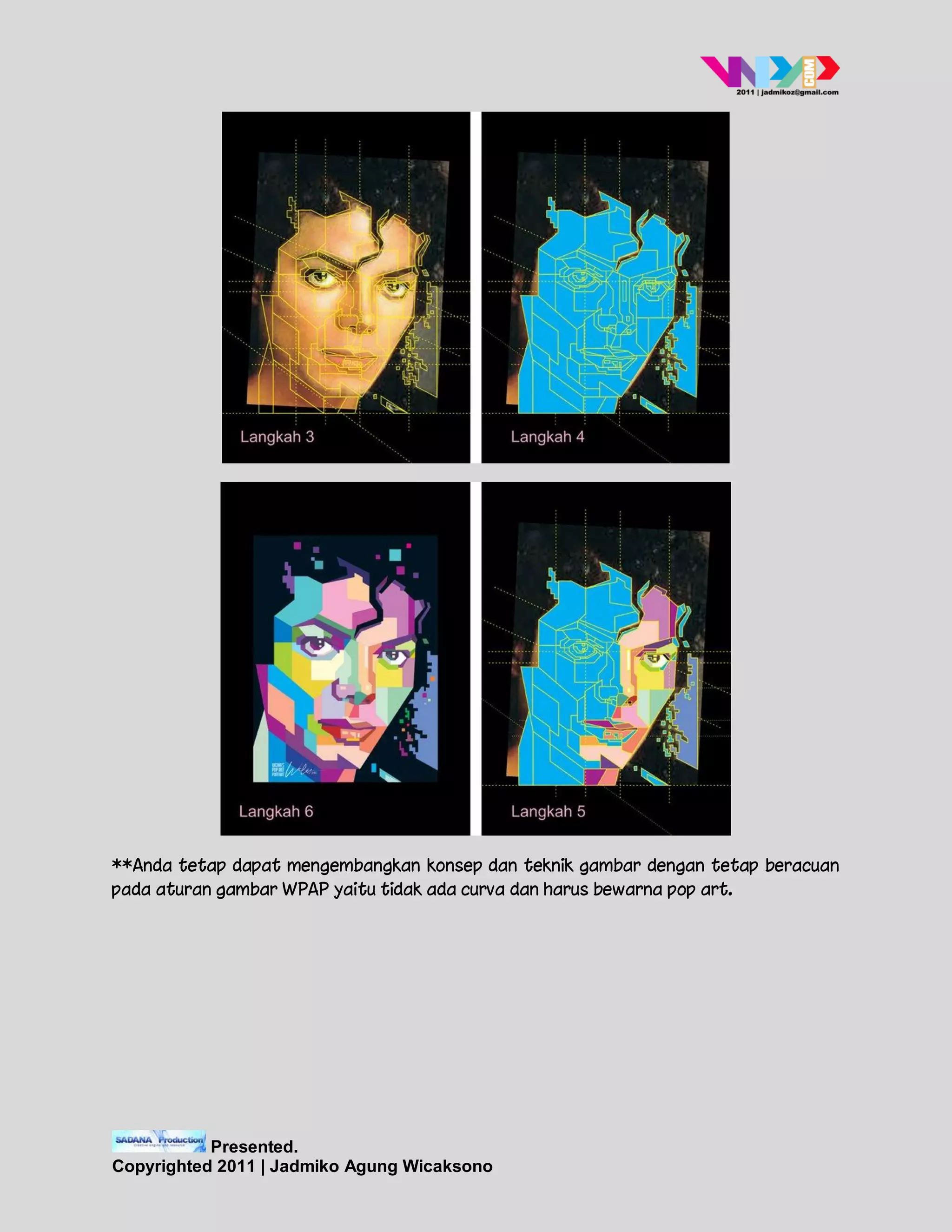 Teknik gambar WPAP dengan menggunakan adobe flash | PDF