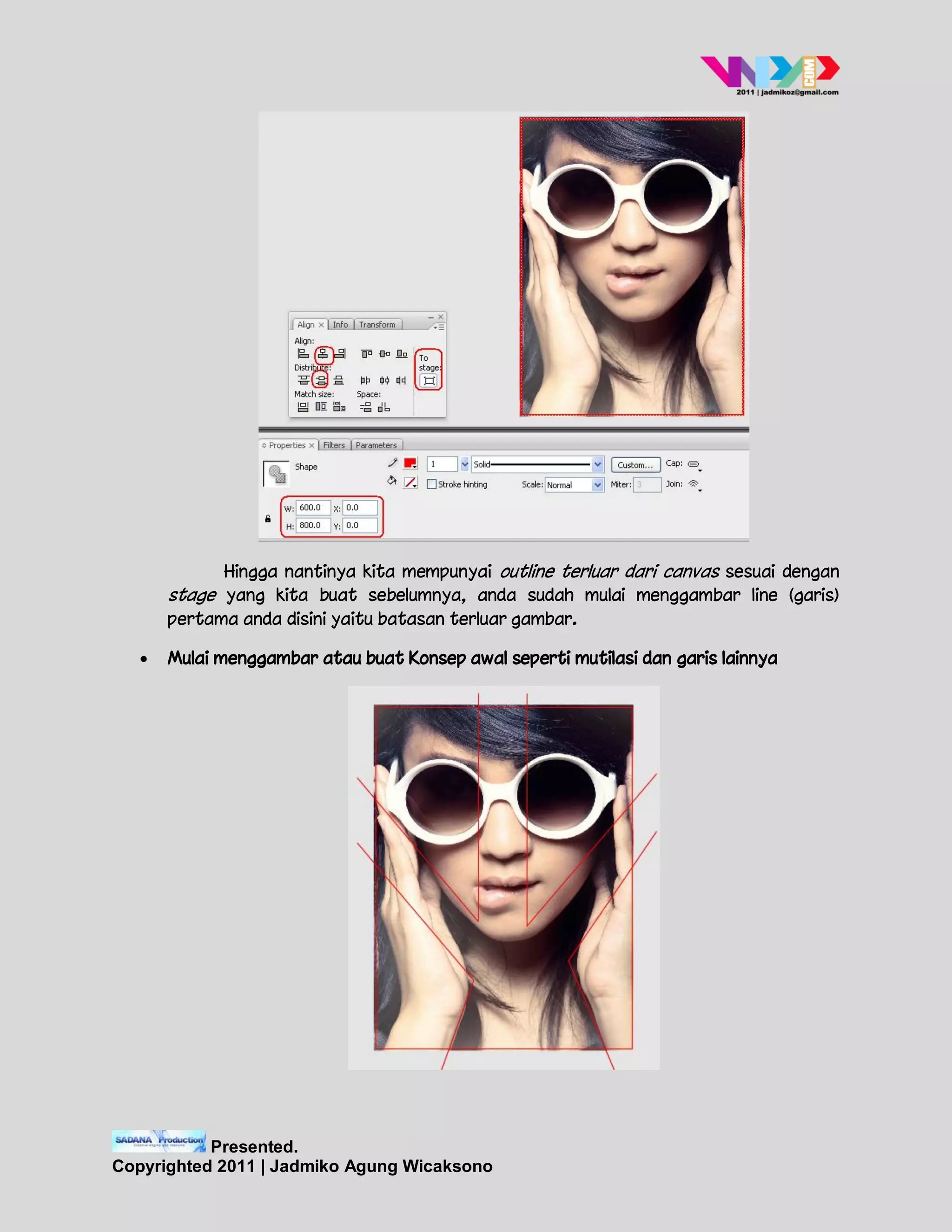 Teknik gambar WPAP dengan menggunakan adobe flash | PDF