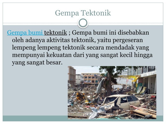 teknik gempa dan getaran permukaan bumi peristiwa pelepasan energi | PPT