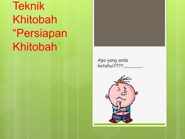 Teknik Khitobah | PPTX