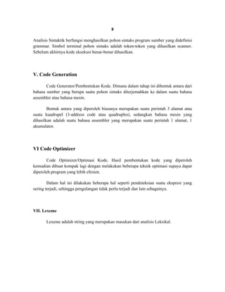 Teknik kompilasi | PDF