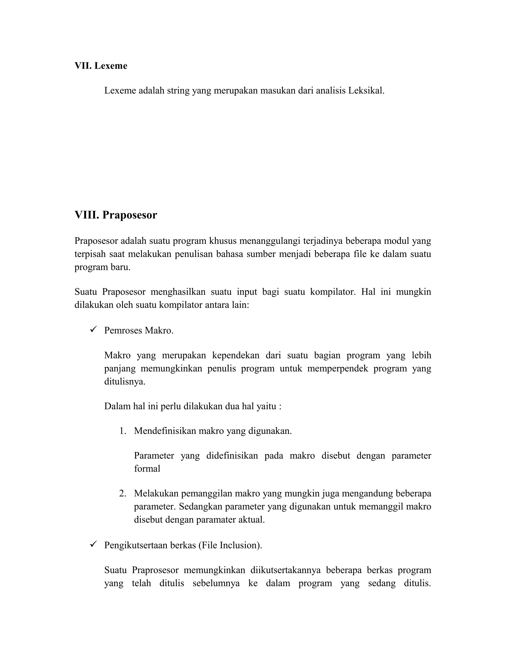 Teknik kompilasi | DOC