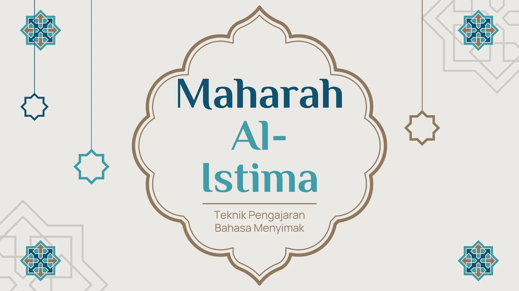 Teknik maharah al istima teknik menyimak.ppt