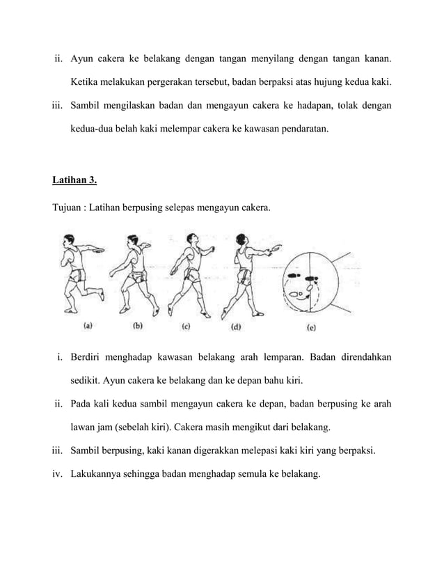 Teknik melempar cakera | DOCX