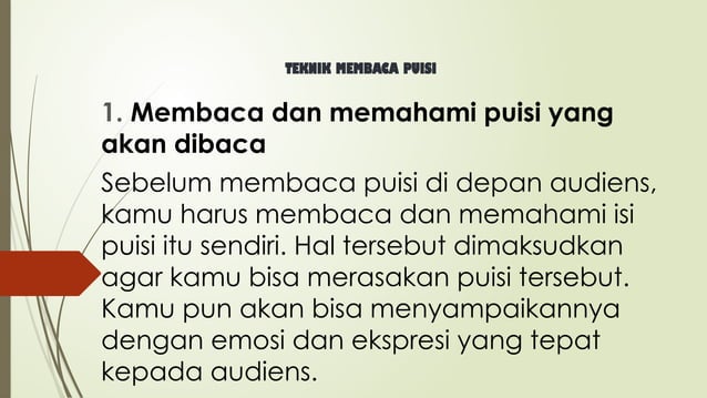 TEKNIK MEMBACA PUISI. oleh iwan agus.pptx