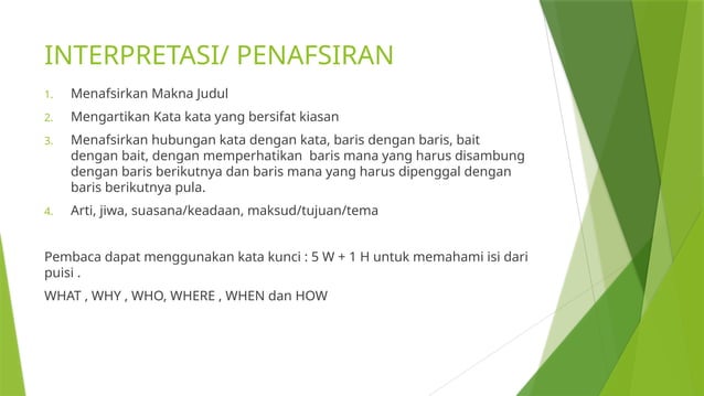 TEKNIK MEMBACA PUISI TEKNIK MEMBACA PUISI | PPT