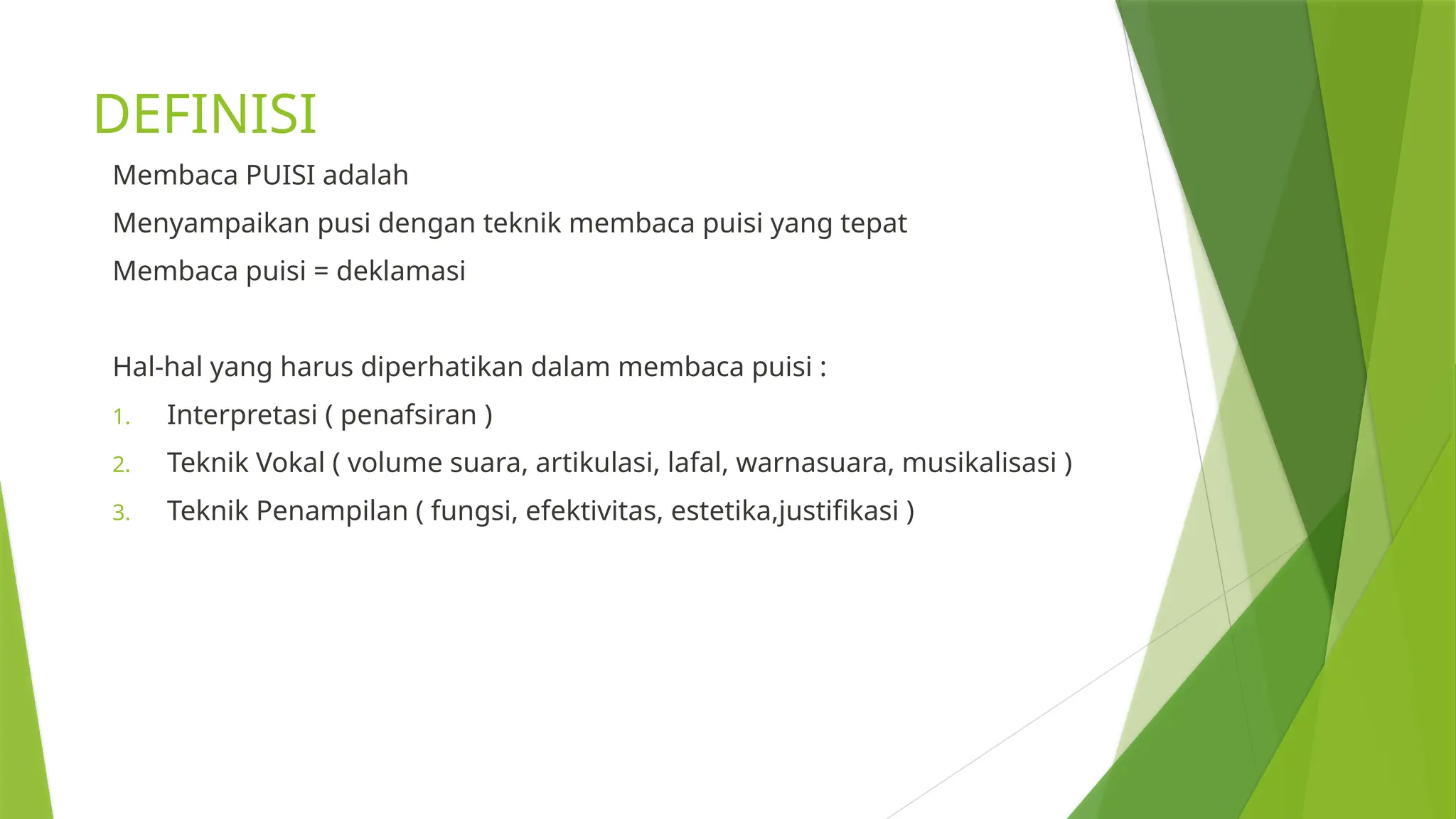 TEKNIK MEMBACA PUISI bahasa indonesia kelas IXPPT.pptx