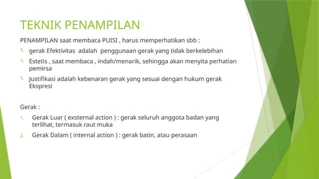 TEKNIK MEMBACA PUISI bahasa indonesia kelas IXPPT.pptx
