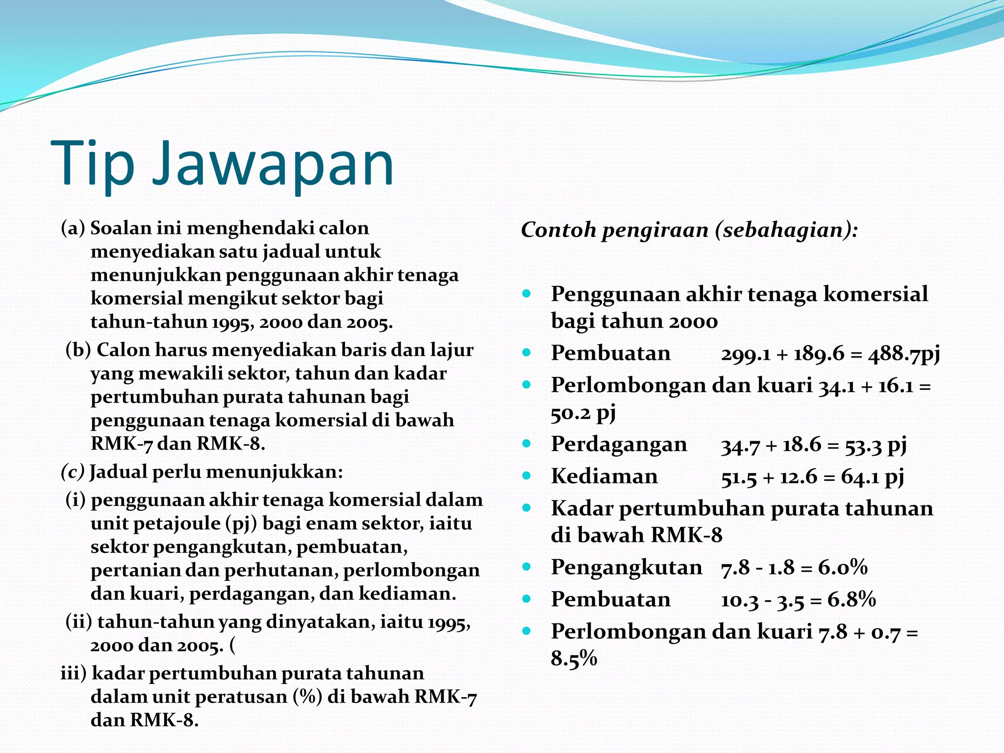 Teknik membina jadual data | PPTX