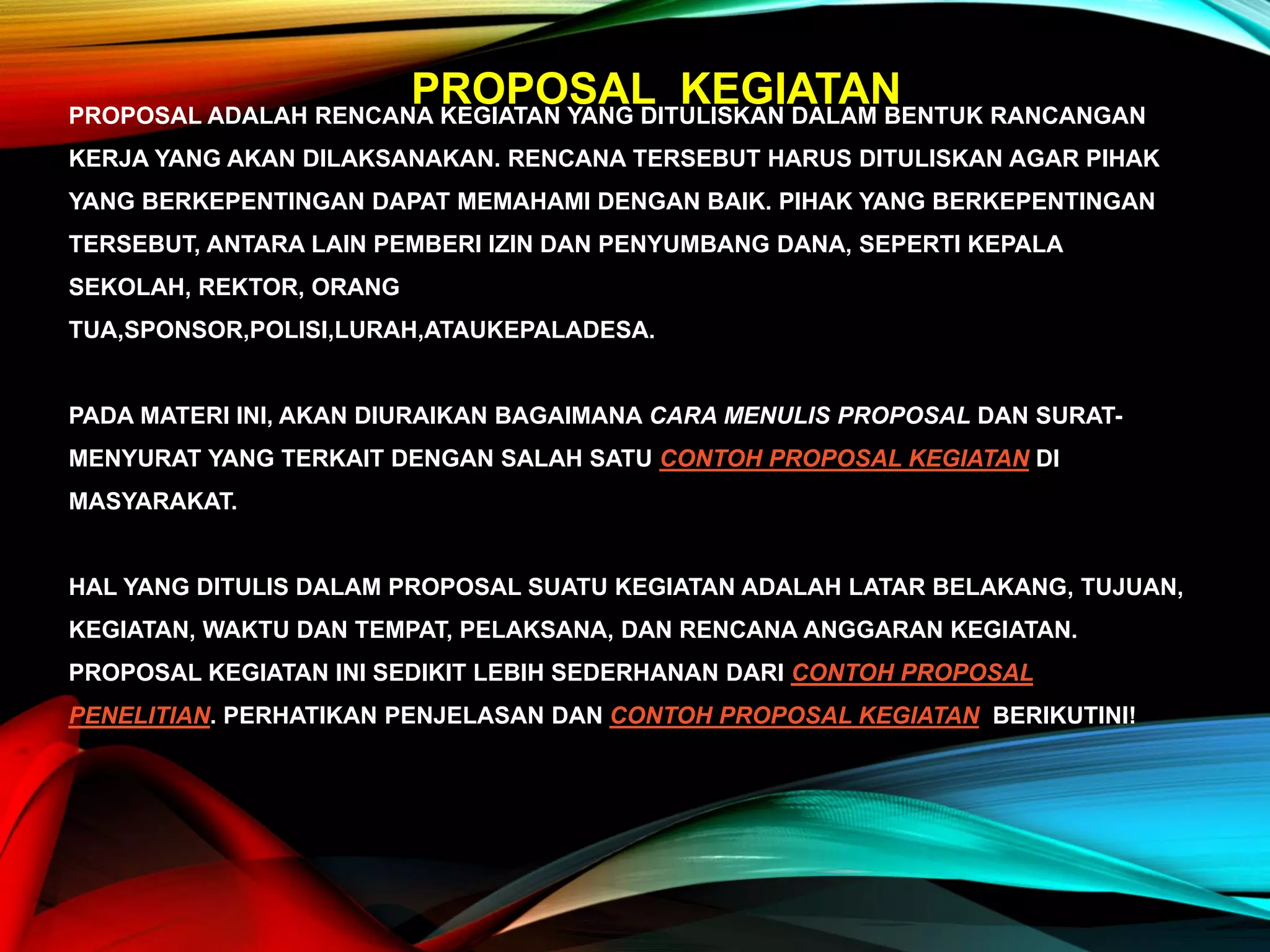 Teknik Membuat Proposal | PPTX