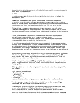 Teknik memotret | DOC