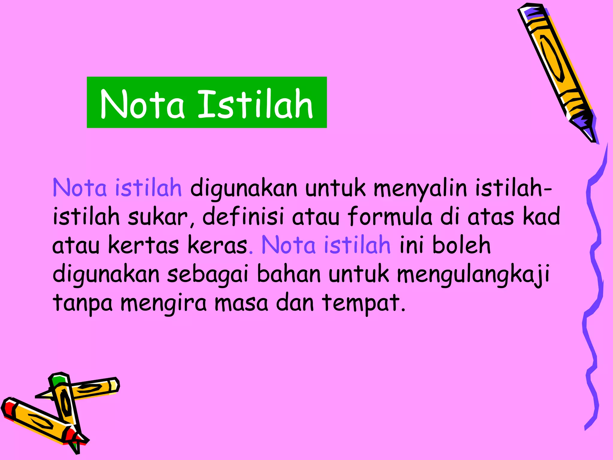 Teknik mencatat nota | PPT