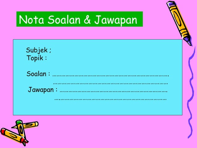 Teknik mencatat nota | PPT