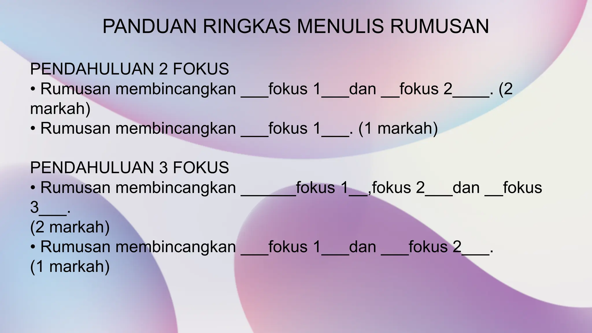 teknik menjawab bahasa melayu spm. KERTAS 2 | PPTX