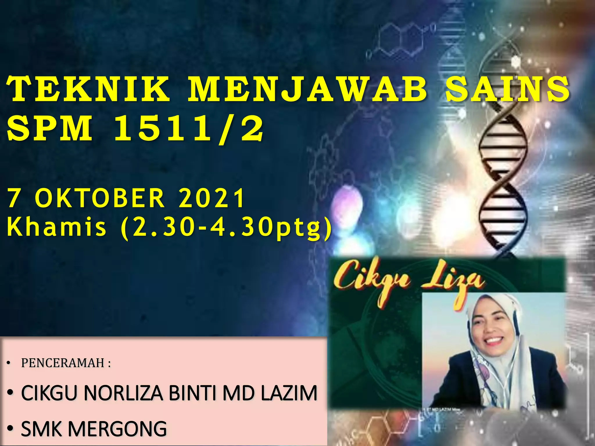 Teknik Menjawab Sains SPM 2021 | PPTX