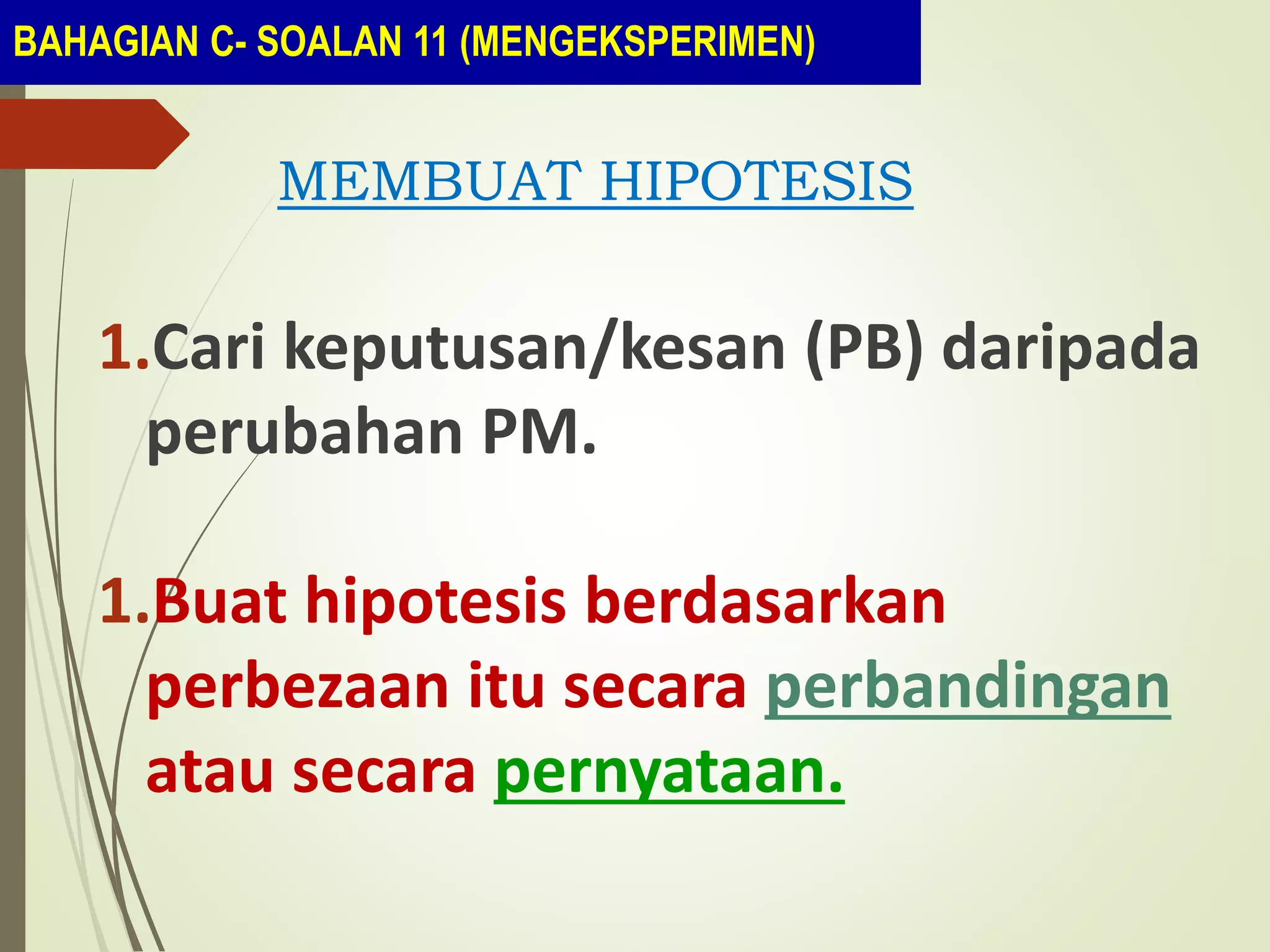Teknik Menjawab Sains SPM 2021 | PPTX
