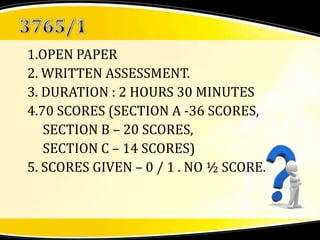 Teknik menjawab soalan ict spm 2015 | PPTX