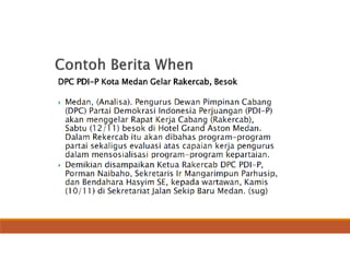 Teknik menulis berita | PPT