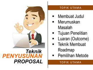 TEKNIK PENYUSUNAN PROPOSAL RISET | PDF